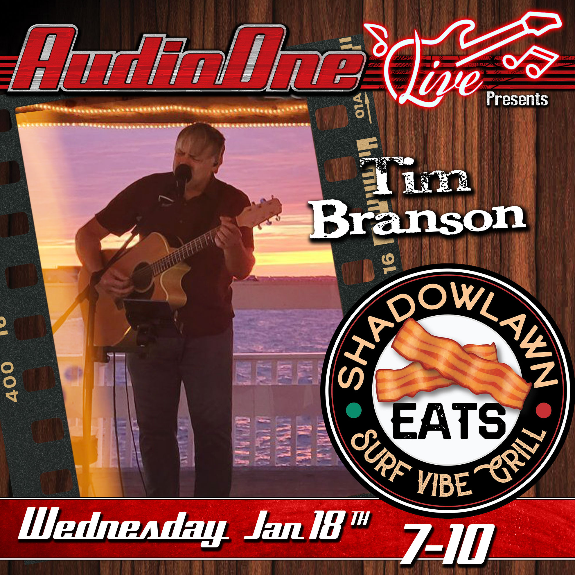 Tim Branson at Shadowlawn Eats - Audio One