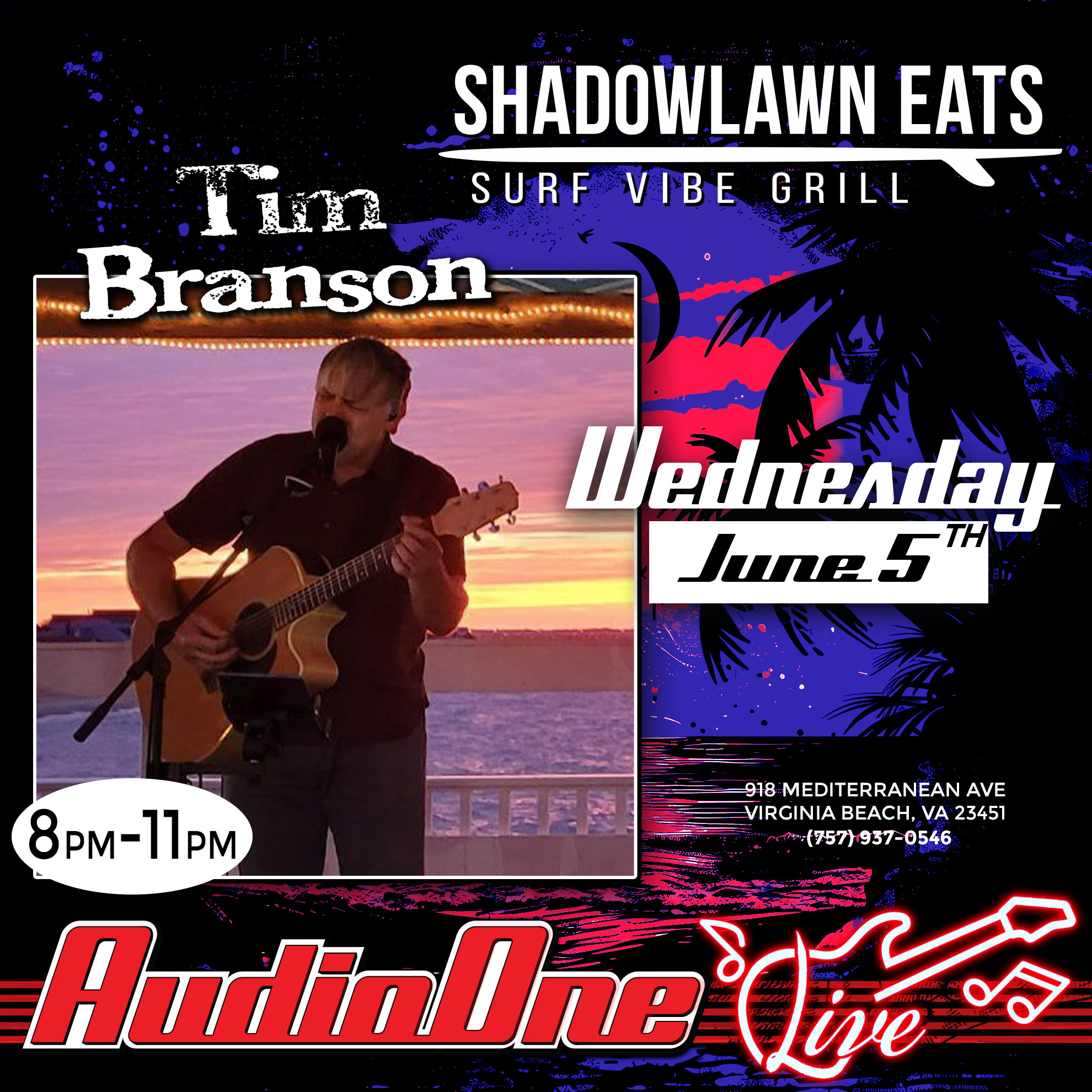 Tim Branson at Shadowlawn Eats - Audio One