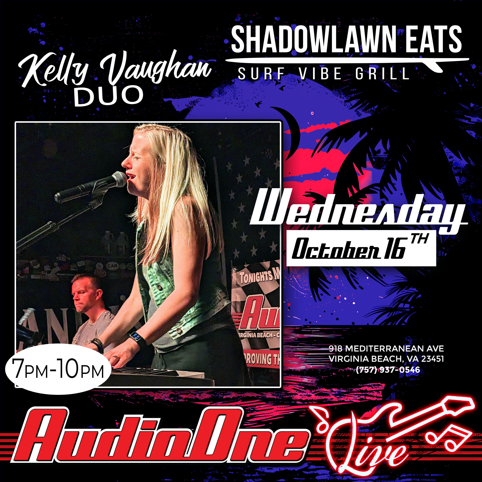 Kelly Vaughan Duo at Shadowlawn Eats - Audio One