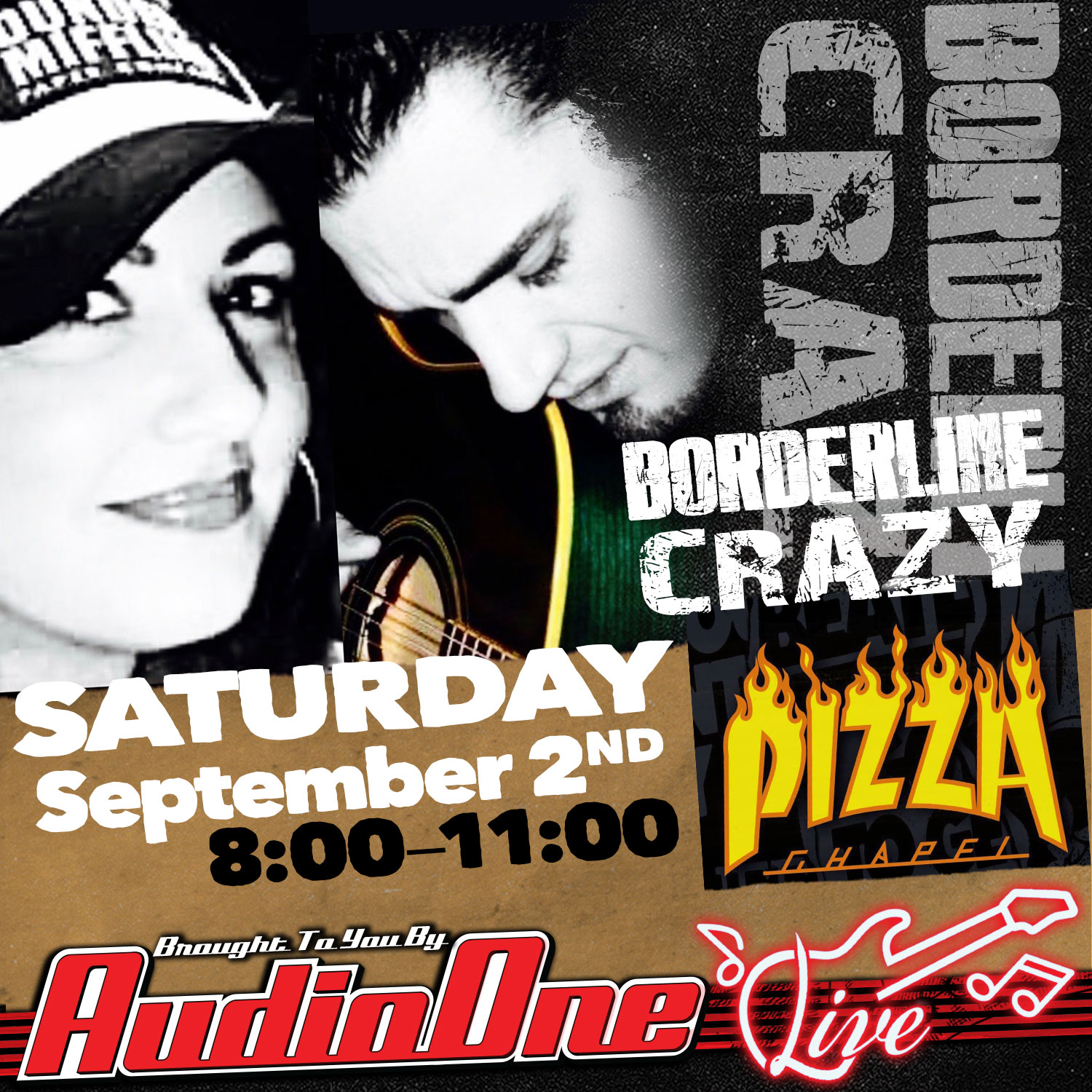 Borderline Crazy at Pizza Chapel - Audio One