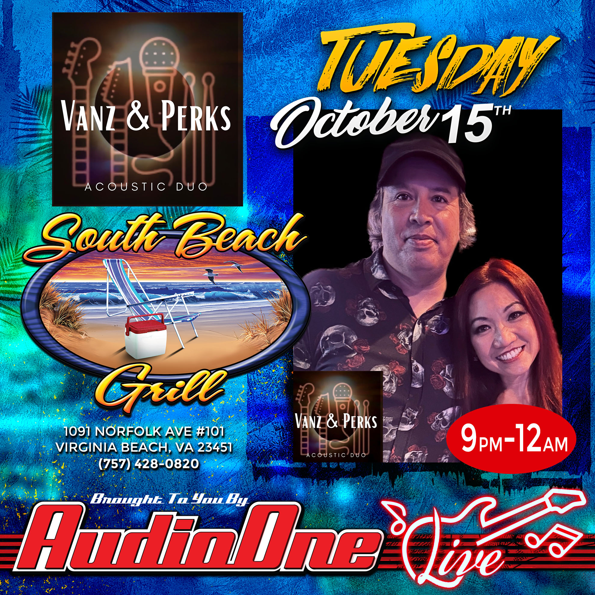 Vanz and Perks at South Beach Grill - Audio One