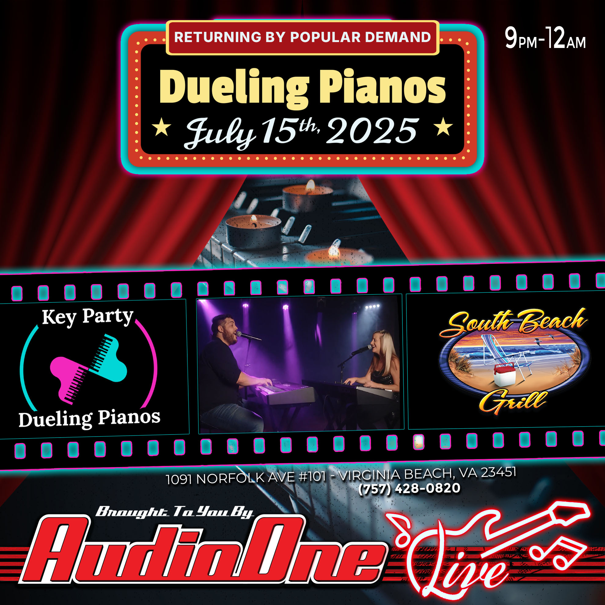 Key Party Dueling Pianos at South Beach Grill - Audio One